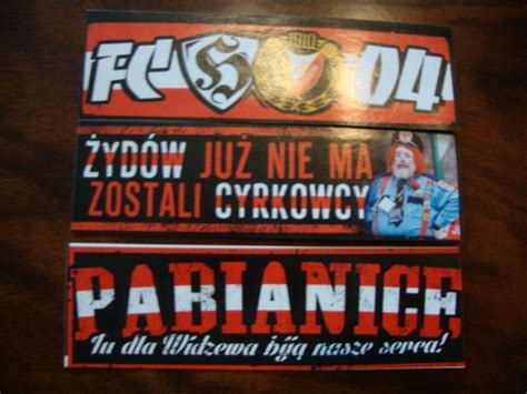 Vlepki Widzew Łódź Pabianice Długie 1 Kraków Licytacja na Allegro