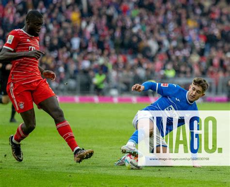 Dayot Upamecano Fc Bayern Muenchen And Tom Bischof Tsg