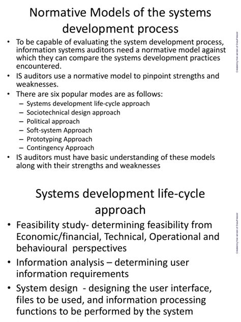 normative models of the systems development process pdf software development process agile