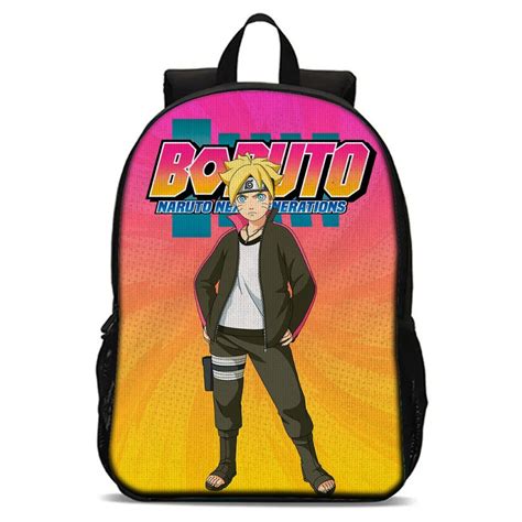 MOCHILA ESCOLAR MENINO INFANTIL BORUTO COSTAS VOLTA ÀS AULAS VÁRIOS