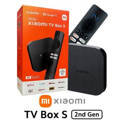 Xiaomi TV Box S 4K 2nd Gen With Dolby Atmos Dolby Vision