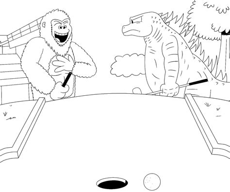Dibujos De Godzilla Vs Kong Gratis Para Colorear Para Colorear Pintar