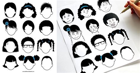 Blank Faces Clip Art Library