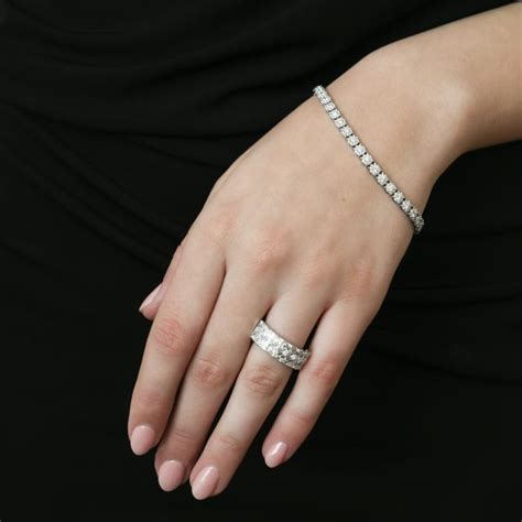 Double Mosaic Diamond Ring Allure South Sea Pearls