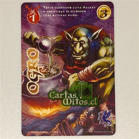 16 126 Ogro Mitos Y Leyendas El Reto Cartas Mitos