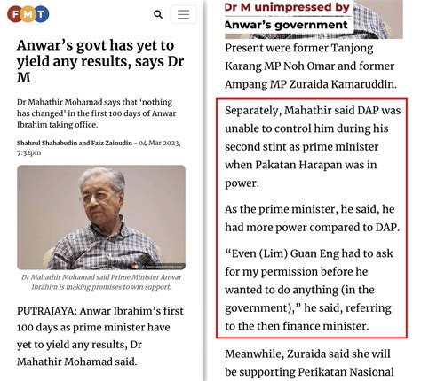 Lim Guan Eng On Twitter Tun Dr Mahathir Mohamad Recently Claimed That