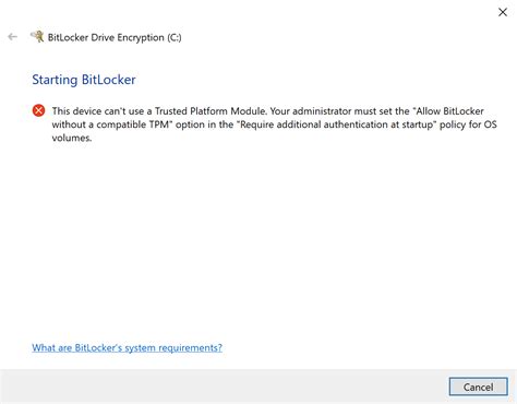 How To Use Bitlocker On Windows Or Without A Trusted Platform