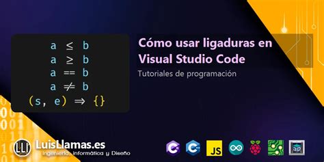 How To Use Ligatures In Visual Studio Code