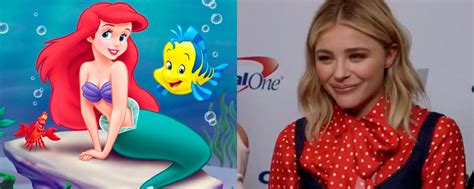 La Sirenita Chloë Grace Moretz tendrá el pelo rubio en la película