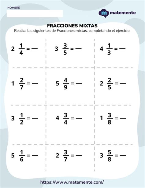 Ejercicios De Fracciones Mixtas Para Quinto Grado The Best Porn Website