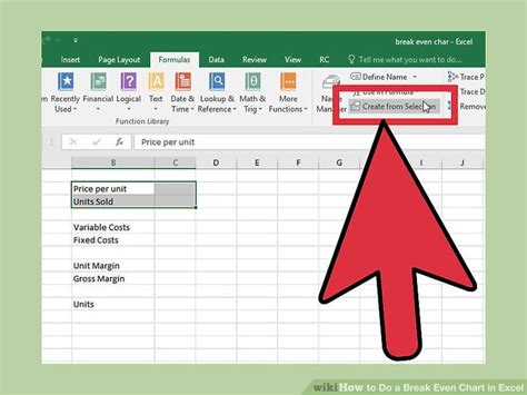 How To Do A Break Even Chart In Excel With Pictures Wikihow