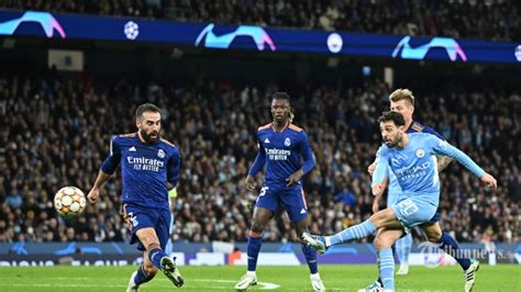 Berita Foto Momen Manchester City Kalahkan Real Madrid Di Stadion