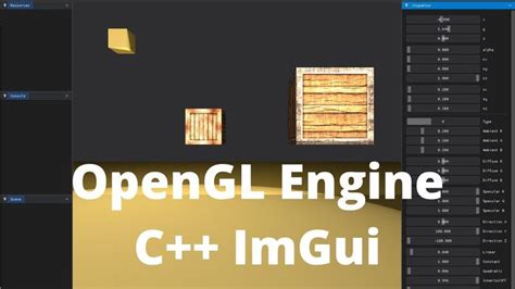 Opengl And Imgui Game Engine