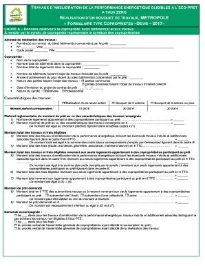 Remplissable En Ligne Remplissable TRAVAUX DAMELIORATION DE LA