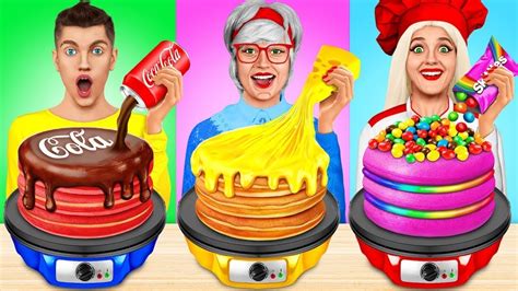 Eu vs A Vovó Desafio Culinário Jogo Culinário na Cozinha Secreta por