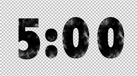 Stamped Diy Minute Countdown Transparent Background Free Off