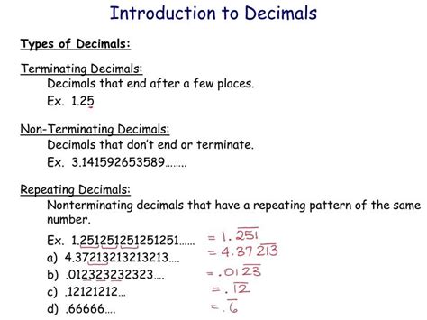 ppt introduction to decimals powerpoint presentation id 1128830