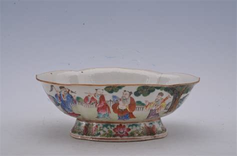 清粉彩描金三星八仙图花口碗 赣州市博物馆官方网站National Museum of Ganzhou