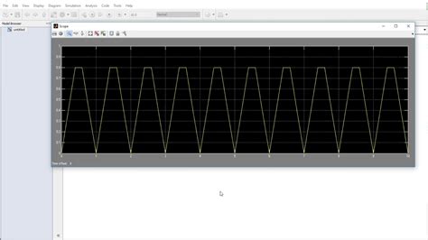 how to generate triangular wave using matlab simulink repeating sequence block youtube