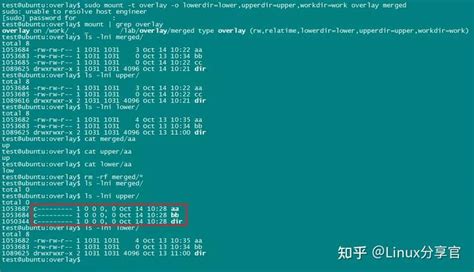 linux overlayfs文件系统介绍 知乎