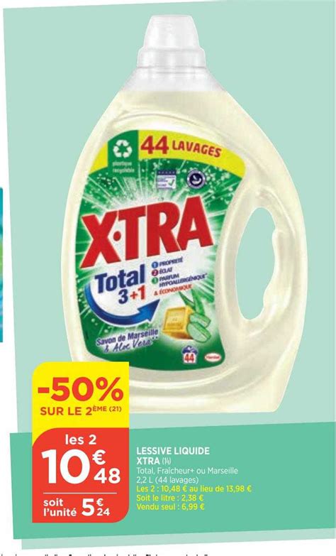 Promo Lessive Liquide X Tra Chez Atac ICatalogue Fr