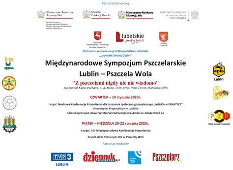 Viii Mi Dzynarodowa Konferencja Pszczelarska Pszczela Wola