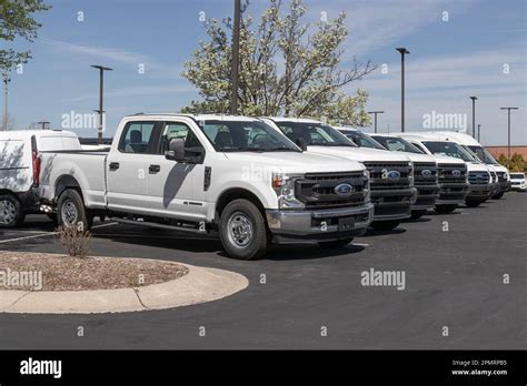 Zionsville Circa April 2023 Ford Truck Display At A Dealership Ford