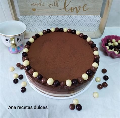 Tarta Tres Chocolates Con Y Sin Thermomix Artofit