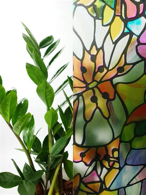Decomeister Witraż Folia Samoprzylepna Na Okna Szyby Tulia 15M 160246f4