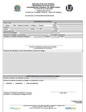 Fillable Online Ingeb Ufu SERVIO PBLICO FEDERAL MINISTRIO DA EDUCAO
