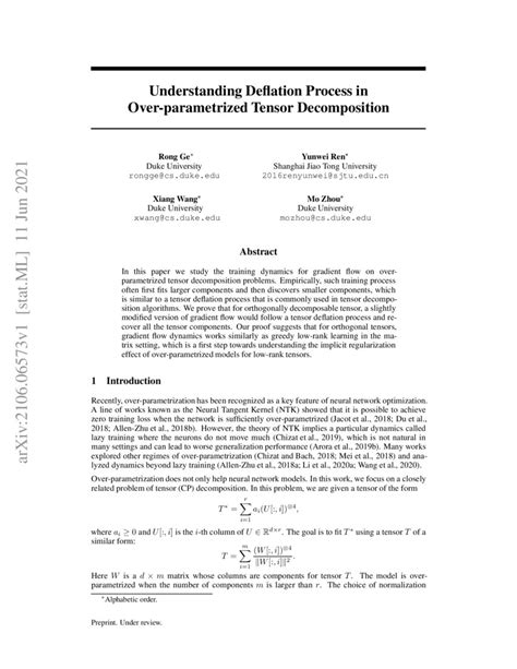 understanding deflation process in over parametrized tensor my xxx hot girl