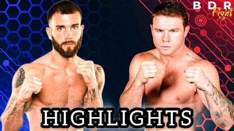 Canelo Álvarez mexico vs Caleb Plant usa full fight highlights