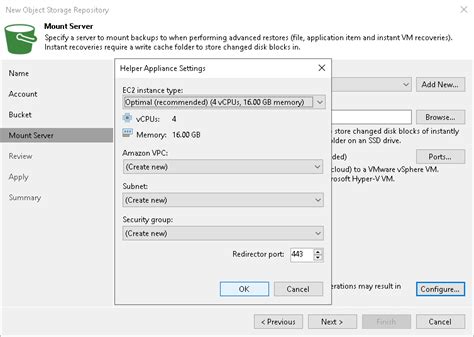 Step Specify Mount Server Settings User Guide For Vmware Vsphere