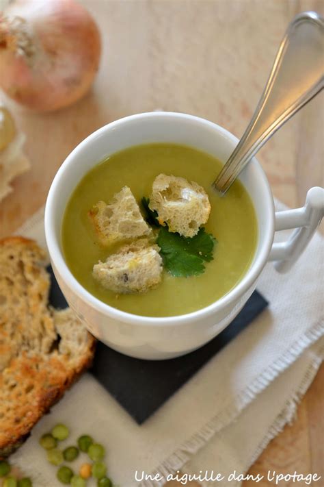 Soupe de pois cassés Une aiguille dans l potage