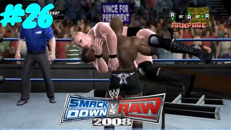 WWE SmackDown Vs Raw 2008 GM Mode Episode 26 Rematch YouTube