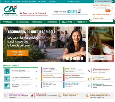 Voir mes comptes en lignes pour le Crédit agricole Accès à sa banque