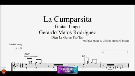 La Cumparsita For Tango Guitar Tutorial With TABs YouTube
