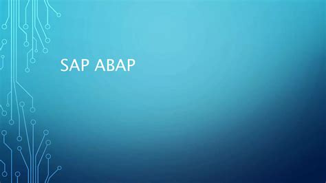 Sap Abap PPT