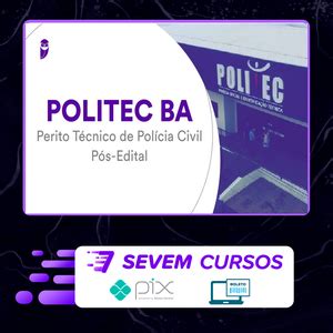 POLITEC BA Perito Técnico De Polícia Civil Pacote 2022 Pós Edital