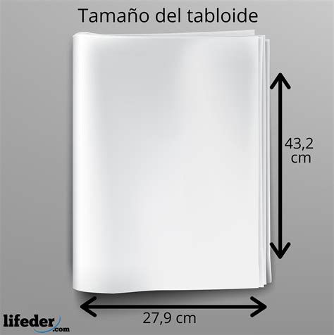 Tabloide qué es tamaño y características con ejemplos