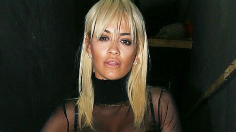 Rita Ora Shows Major Cleavage In Sheer Top Plus See Her Topless