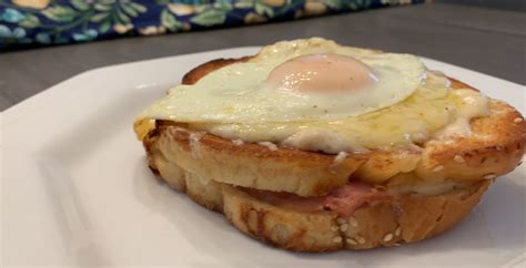Authentic Croque Monsieur Croque Madame French Baked Ham Cheese