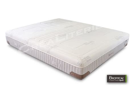 Matelas Biotex BIO Extase Latex Végétale Ressorts ensachés latex