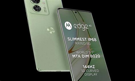 Motorola Unveils New Smartphone Edge With D Curved Display In India