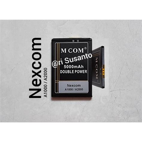 Jual Baterai MCOM For Nexcom A1000 A2000 Double Power 5000mAh Batere
