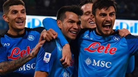 Napoli Hirving Chucky Lozano Marca Gol Al Empoli Y Siguen Como