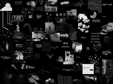 Black Aesthetic Tumblr Desktop Wallpapers Top Free Black Aesthetic