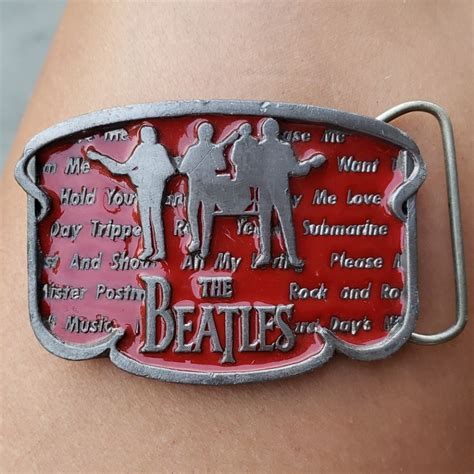 1992 Beatles Belt Buckle Gem