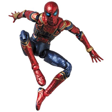 Iron Spider Mafex Action Figure At Mighty Ape NZ