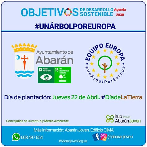 Abarán se adhiere a la Campaña UnÁrbolPorEuropa para promover el
